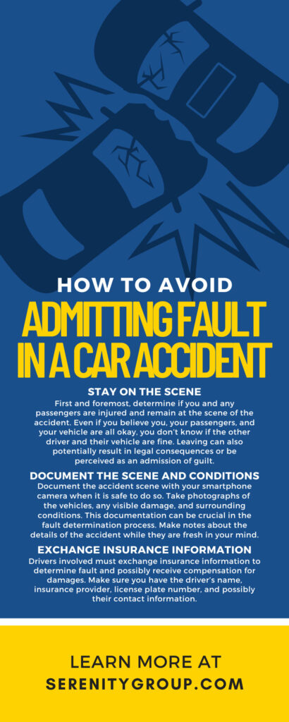 How To Avoid Admitting Fault in a Car Accident
